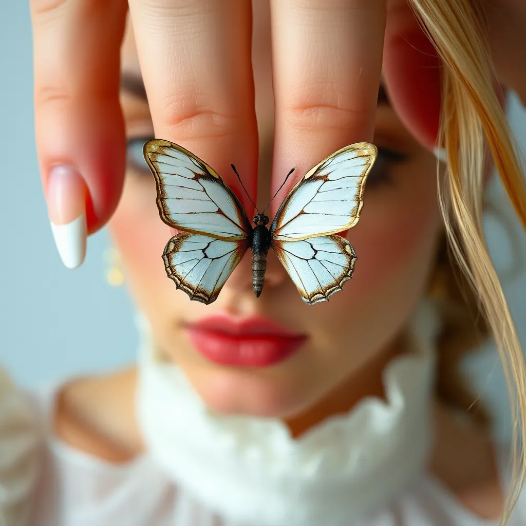 Exploring the Elegance and Functionality of White Butterfly Nail Stickers
