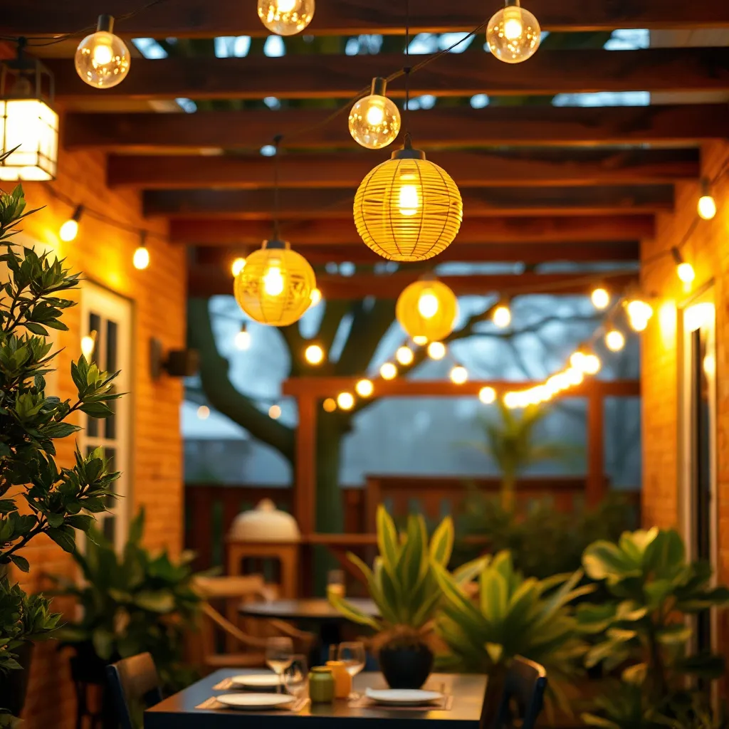 String Lights: Aesthetic and Functional Design Elements