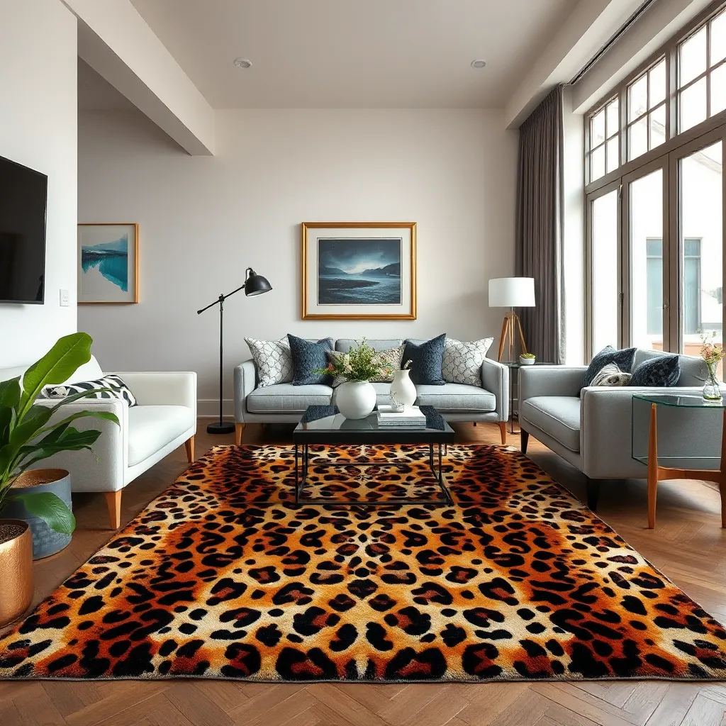 The Appeal of Faux Leopard Rugs in Modern Design
