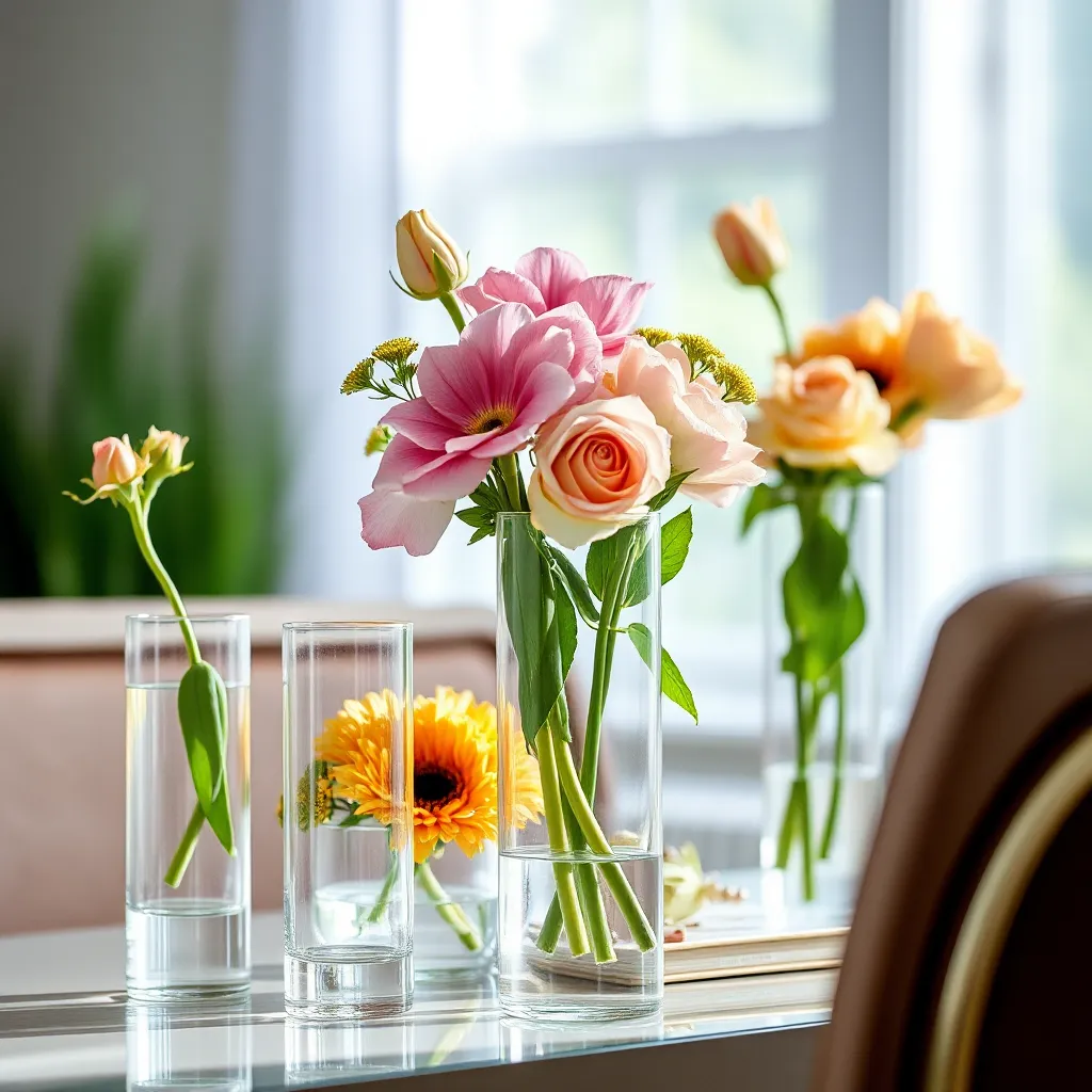 The Versatile Charm of 4 Inch Glass Cylinder Vases