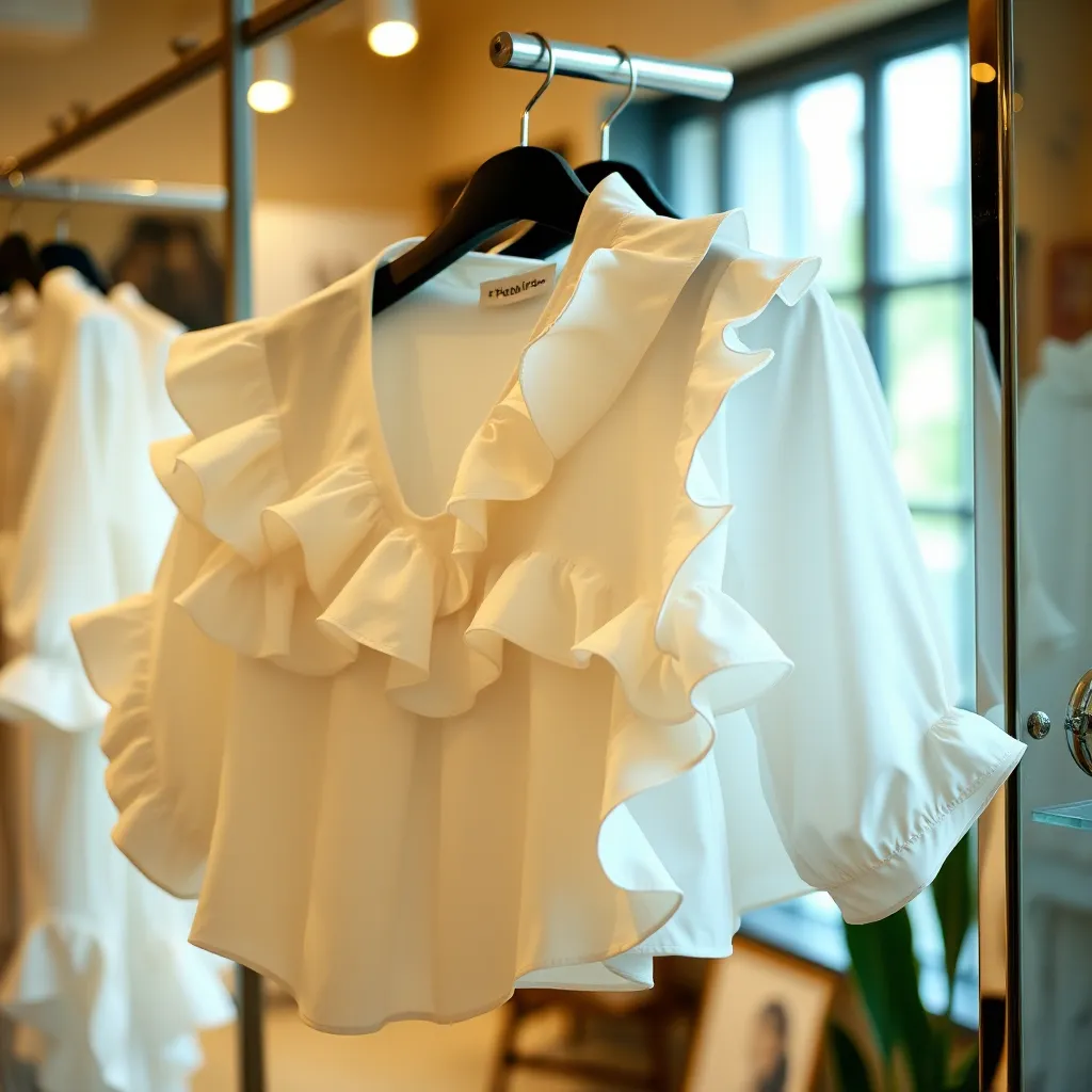 Discovering the Style Potential of Plus Size White Ruffle Blouses