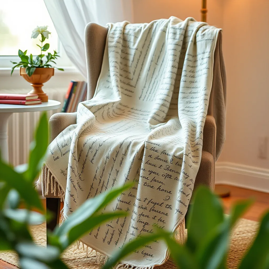 The Charm of Personalized Love Letter Blankets