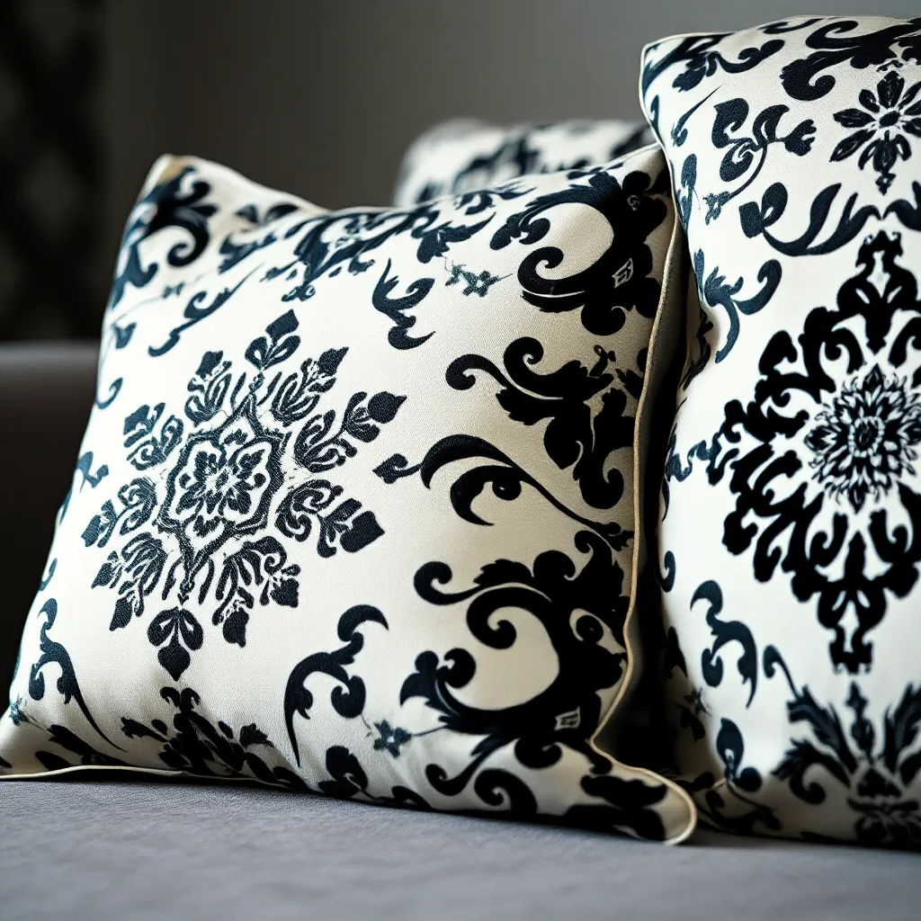 Exploring the Allure of Black and White Cushion Covers